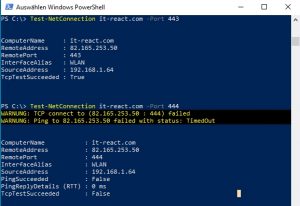 How to check if a remote port is open (Windows) - IT-REACT