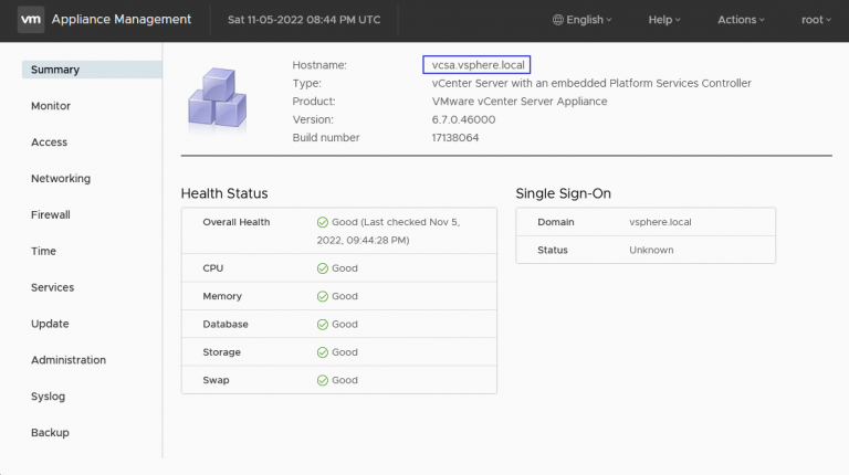 Changing your vCenter Server’s FQDN - IT-REACT