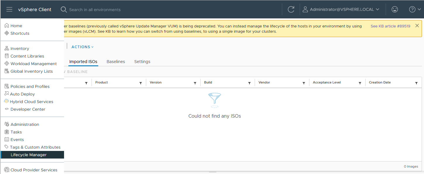 Upgrade Vmware Vsphere From Version 67 To 8 It React