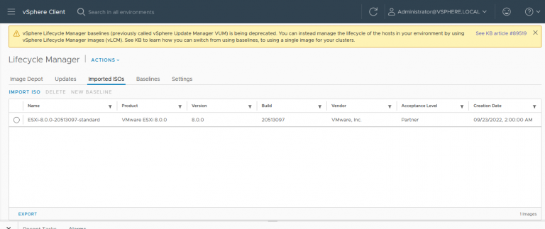 Upgrade VMWare vSphere from version 6.7 to 8 - IT-REACT