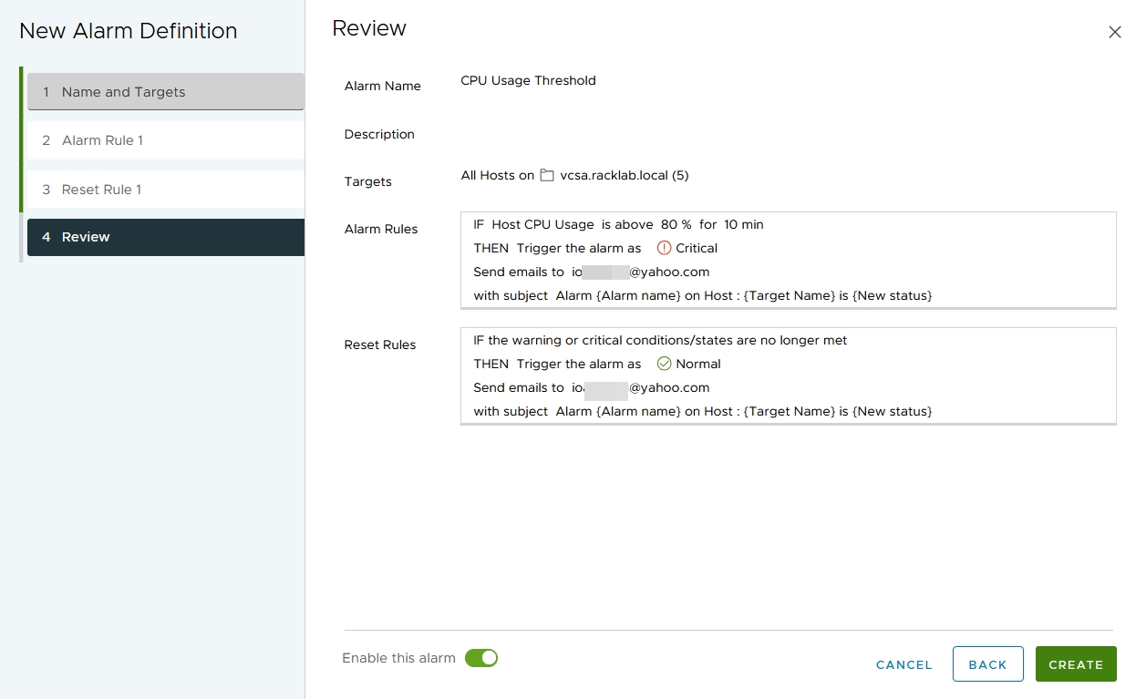 How to Configure Email Notifications and Alarms in VMware vCenter 8 ...