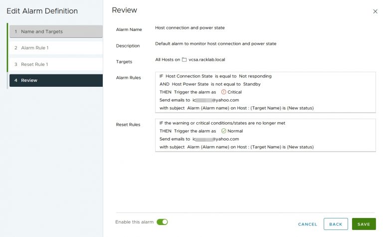 How to Configure Email Notifications and Alarms in VMware vCenter 8 ...