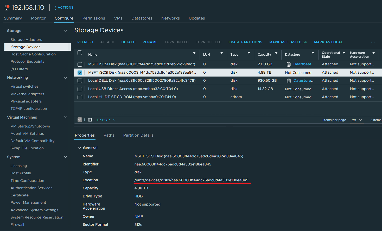 Recover an accidentally deleted VMFS Datastore (vSphere version 8) - IT-REACT