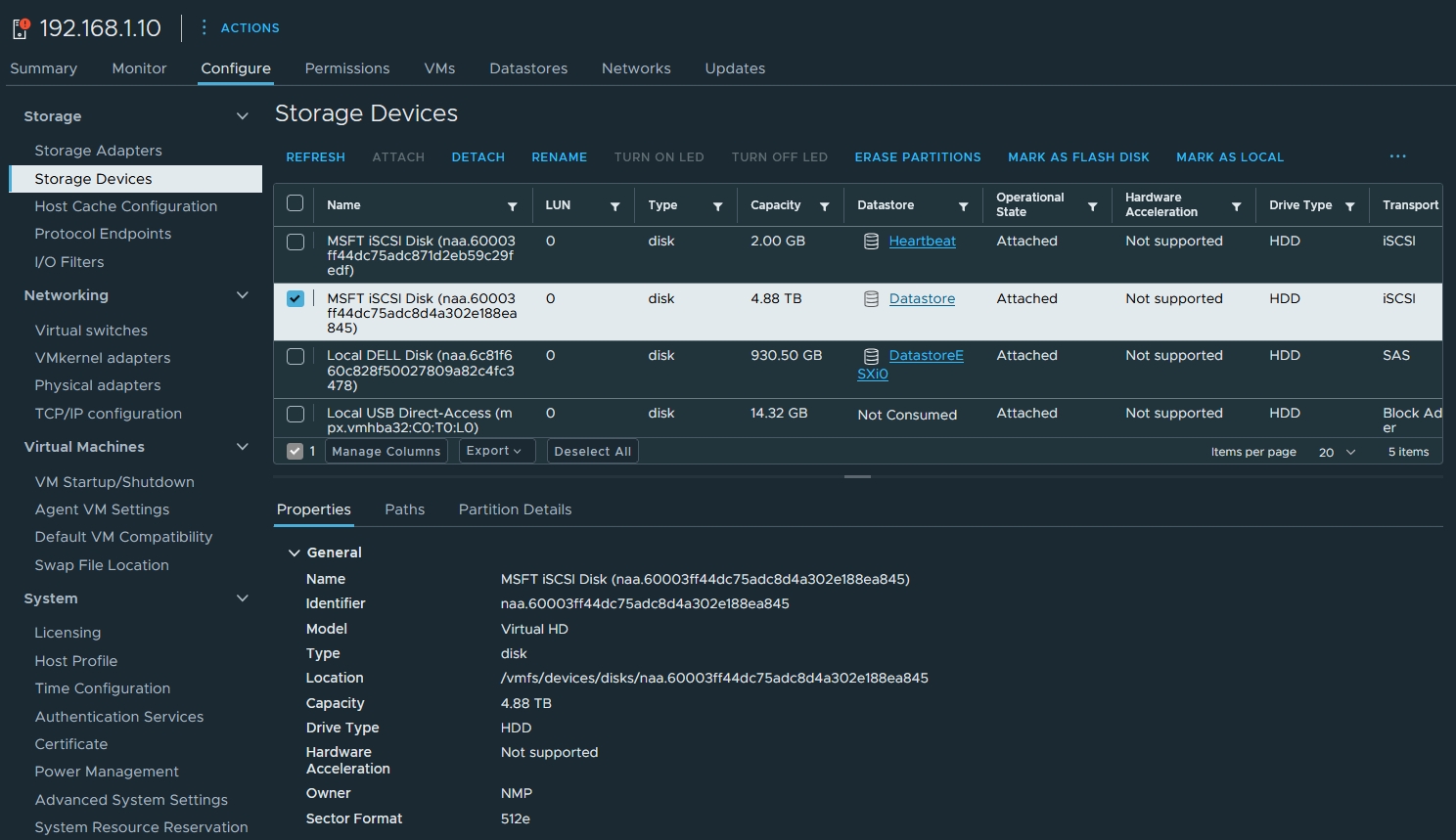 Recover an accidentally deleted VMFS Datastore (vSphere version 8) - IT-REACT
